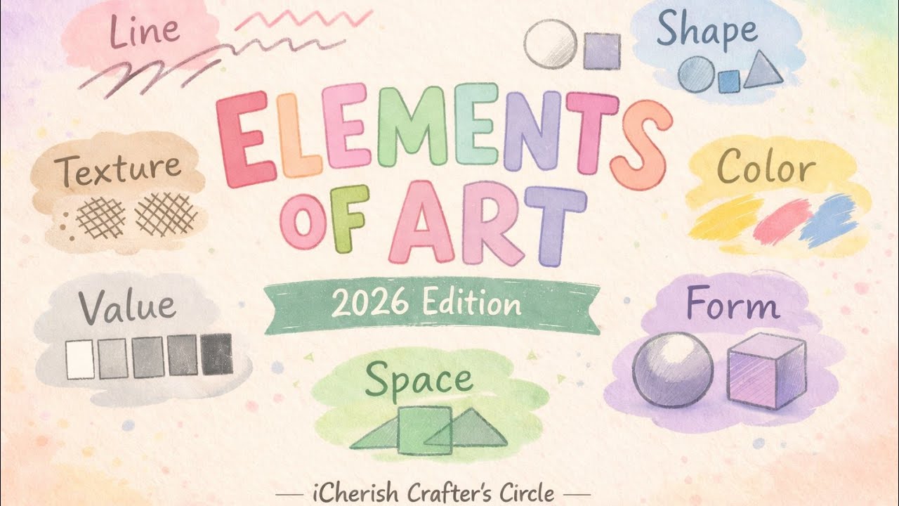 iCHERISH Crafter's Circle is live! Elements of Art 🎨 pt. 3 - YouTube