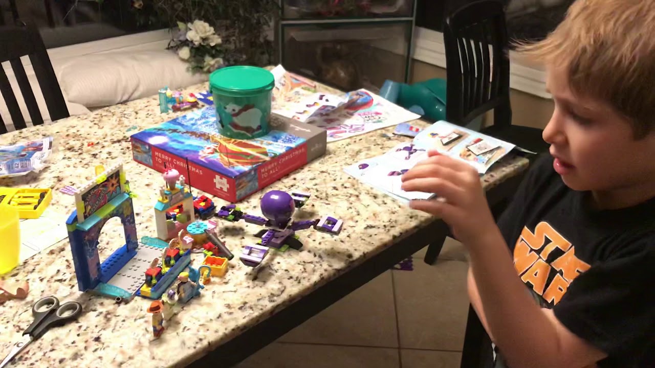 Zac shows his toy story 4 lego set - YouTube