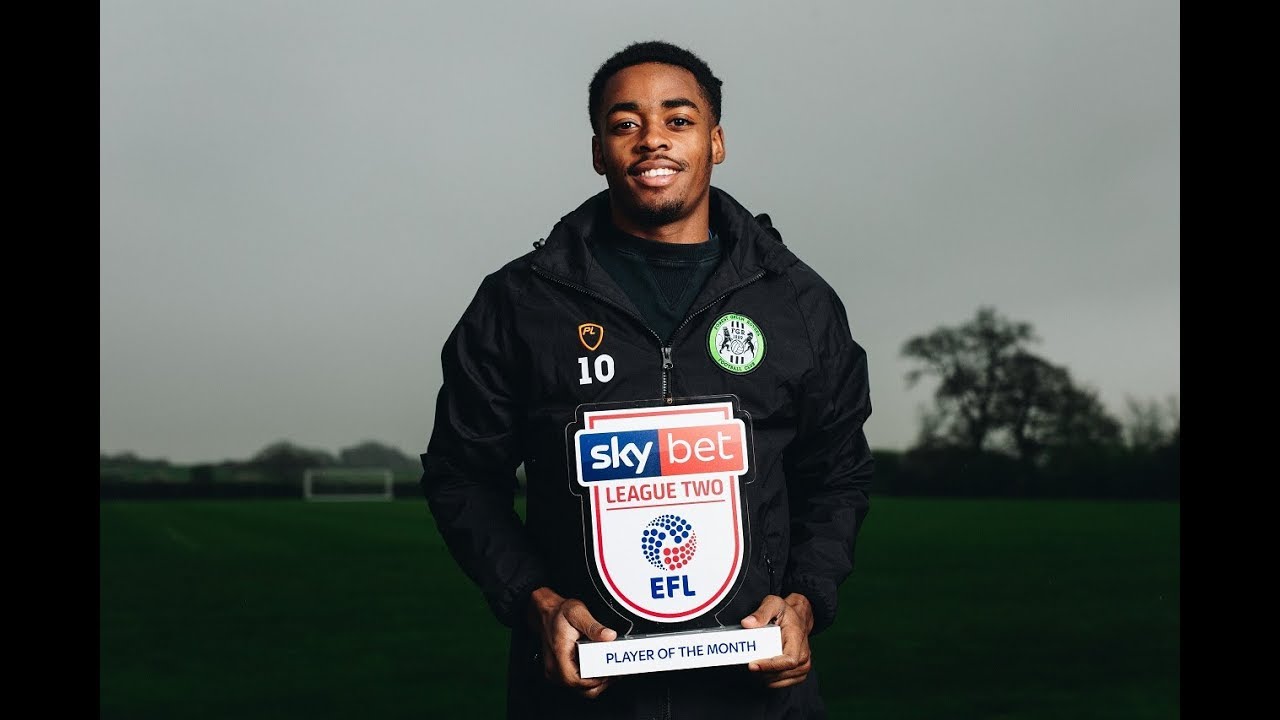 Reece Brown reacts to his Player of the Month Award - YouTube
