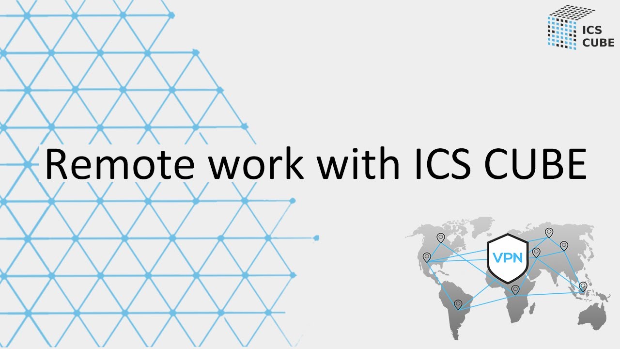 Remote work of your company with ICS CUBE - YouTube