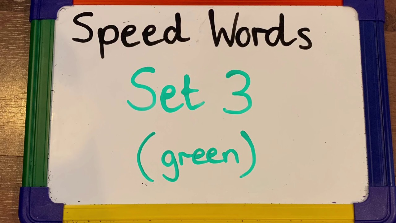 Speed Words Set 3 1 green YouTube speed-words-set-3-1-green-youtube