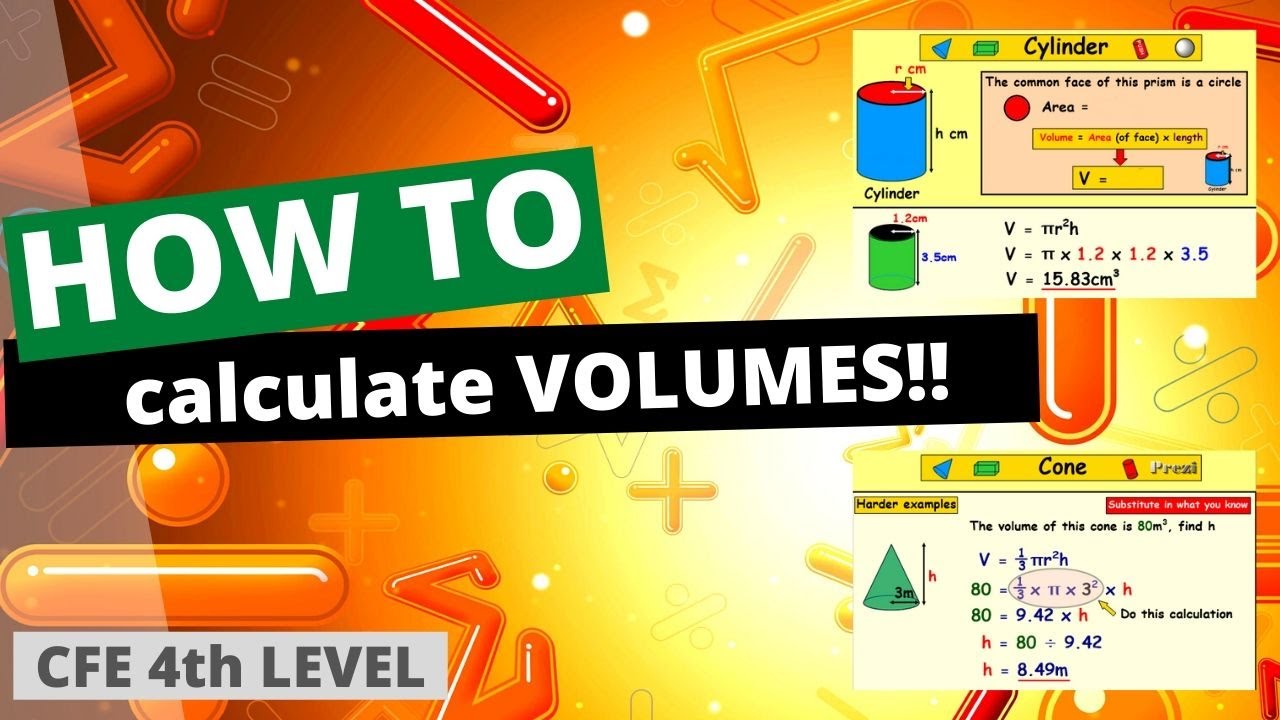 How to deal with Reverse Volume questions - YouTube