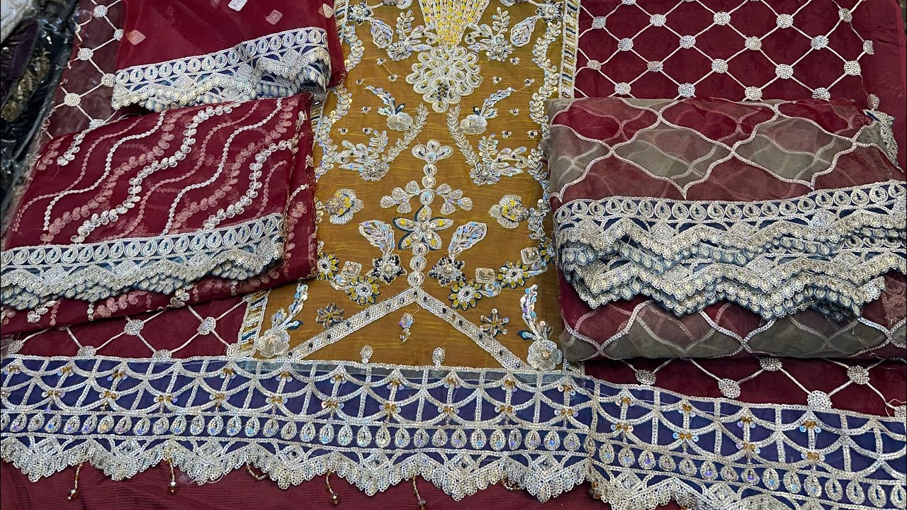 Rate : 4400/- Original Handwork Pakistani Suit | Original Pakistani ...