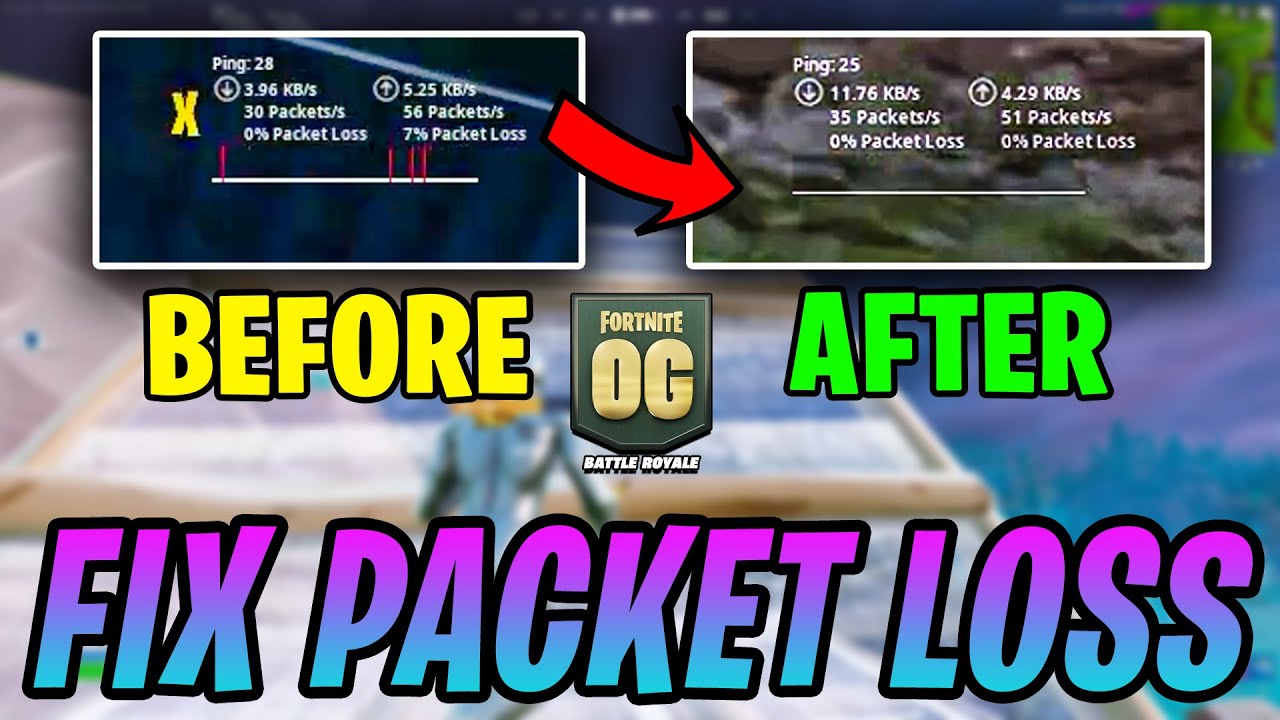 How To Fix Packet Loss Fortnite OG! (Reduce Ping, Get No Packet Loss ...