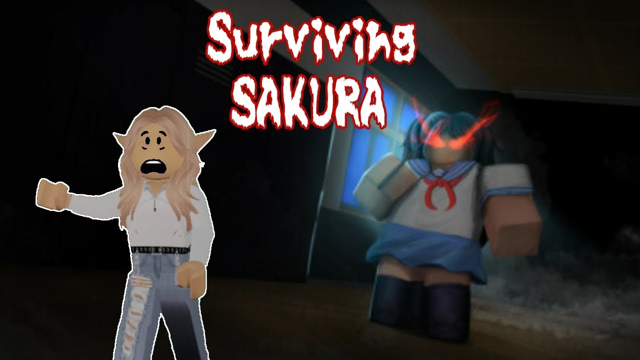Playing Surviving Sakura! (-HORROR-) - YouTube