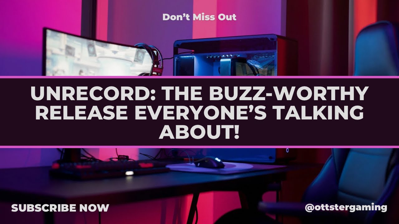 Unrecord: The Buzz-Worthy Release Everyone’s Talking About! - YouTube