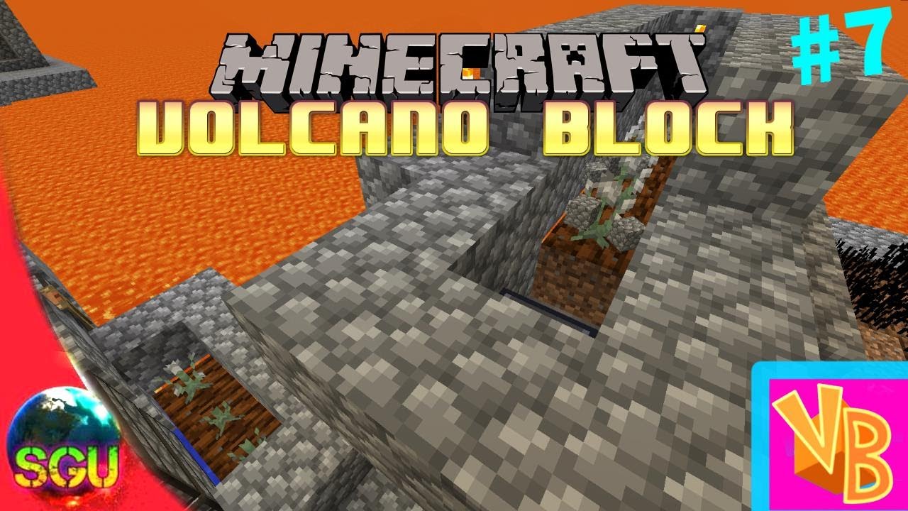 🌋 | #7 MINECRAFT GUIA VOLCANO BLOCK español gameplay | maquinitas - YouTube
