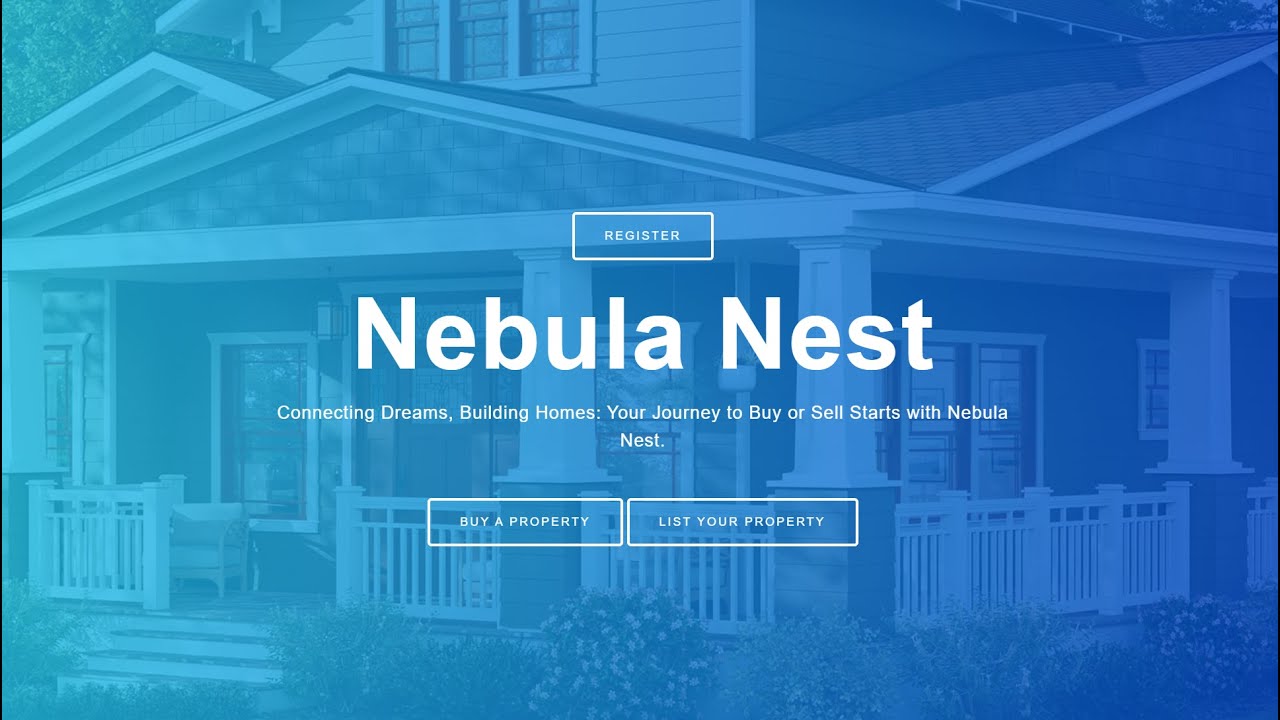 Web Project: Nebula Nest - An Interactive Real Estate Project Where ...
