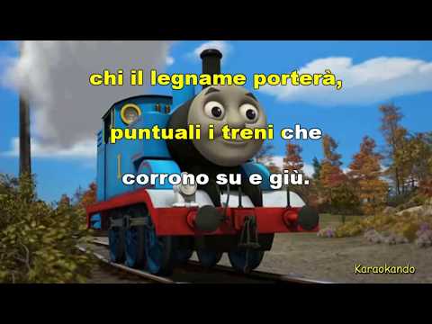 Karaoke - IL TRENINO THOMAS - Sigla con TESTO da  Cartoonito
