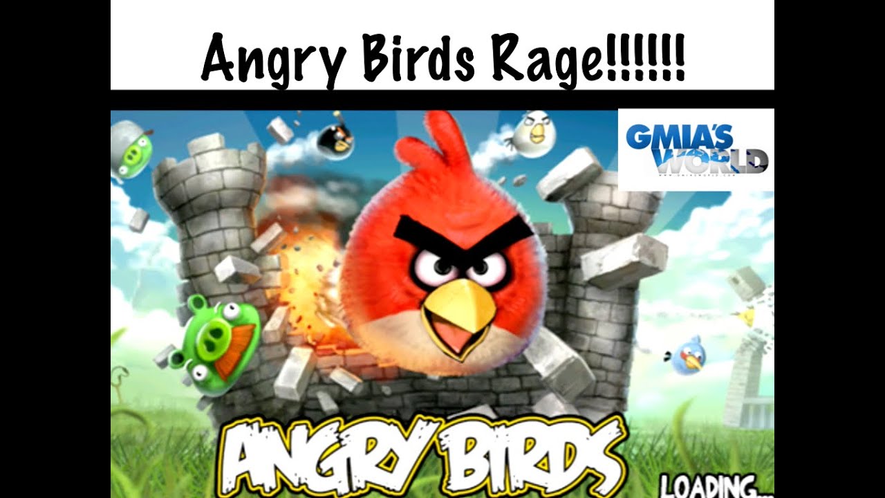 F THIS GAME! FUNNY RAGE! Angry Birds Gameplay - YouTube