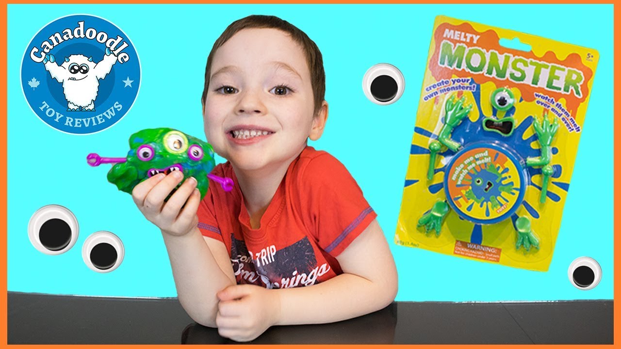 MELTY MONSTERS Fun Putty Toys for Kids! Creating silly slime monsters ...
