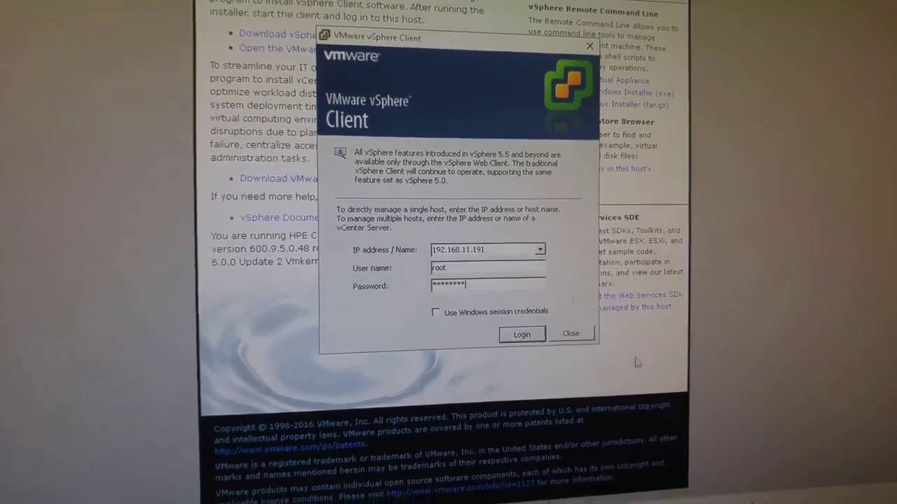 How to connect and manage VMware ESXi host server - YouTube