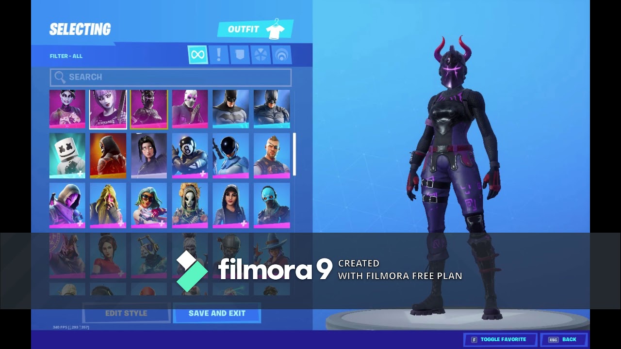 Fortnite Locker Showcase - YouTube