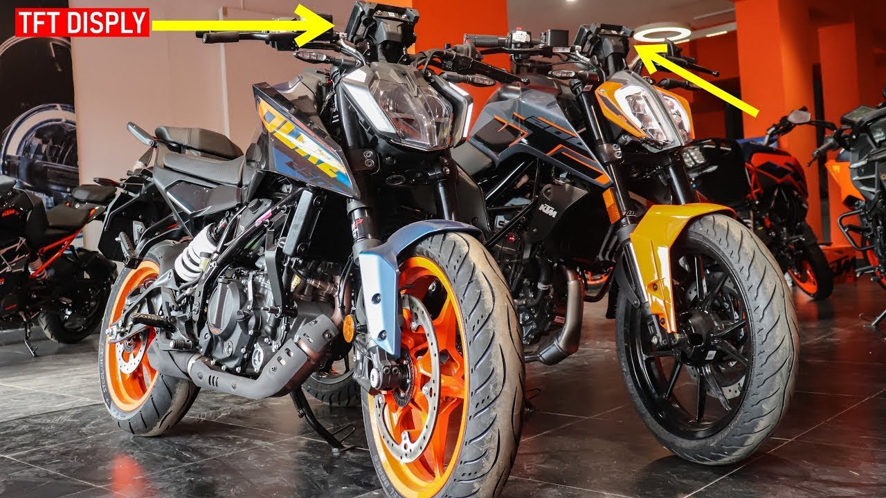 New Launch 2025 Model KTM Duke 200 TFT Display VS KTM Duke 250 Detailed ...