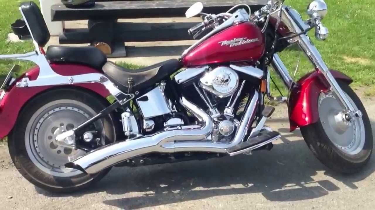 Harley Davidson Custom Made Heritage Softail 1993 - YouTube