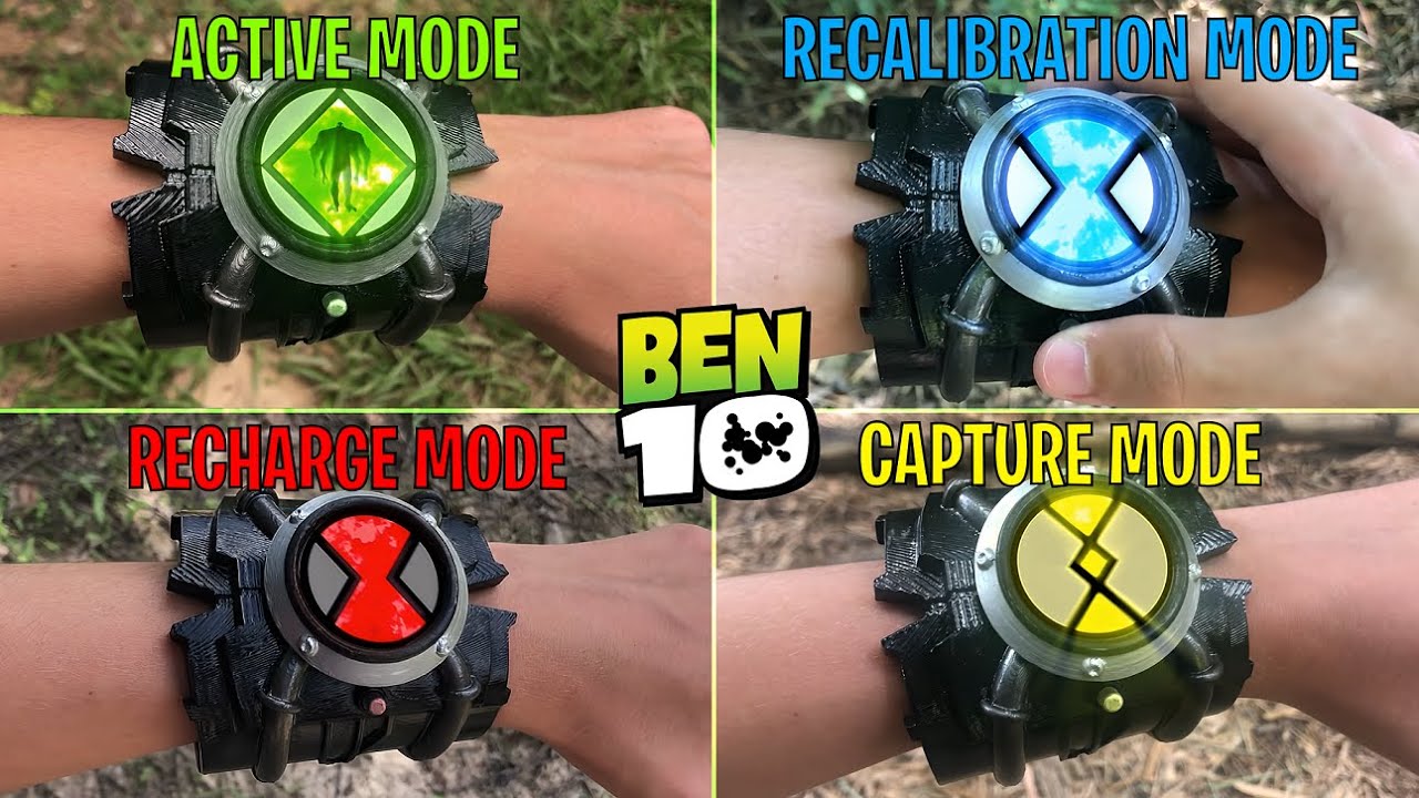 Ben 10: All Omnitrix Modes (REAL LIFE) - YouTube