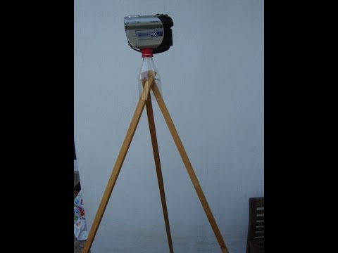 easy homemade camera camcorder tripod stand - YouTube