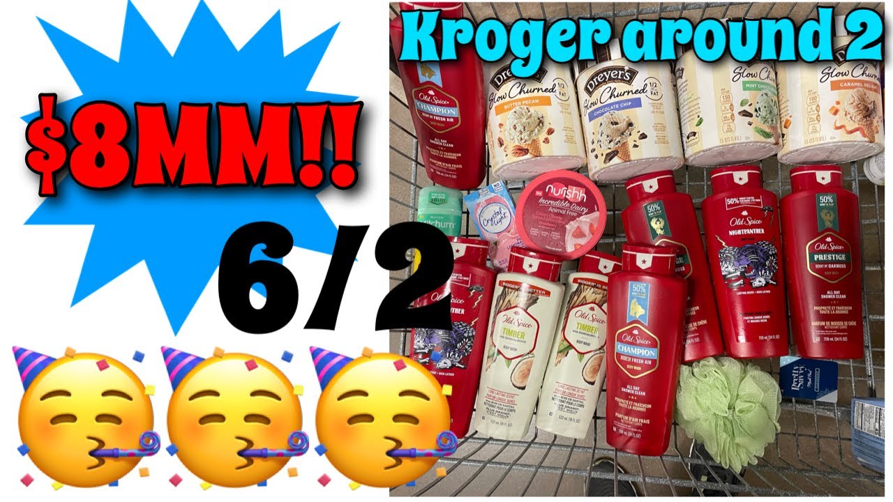 Kroger Round 2 Haul!! Everything was an $8MM!!! 6/2/2023 - YouTube