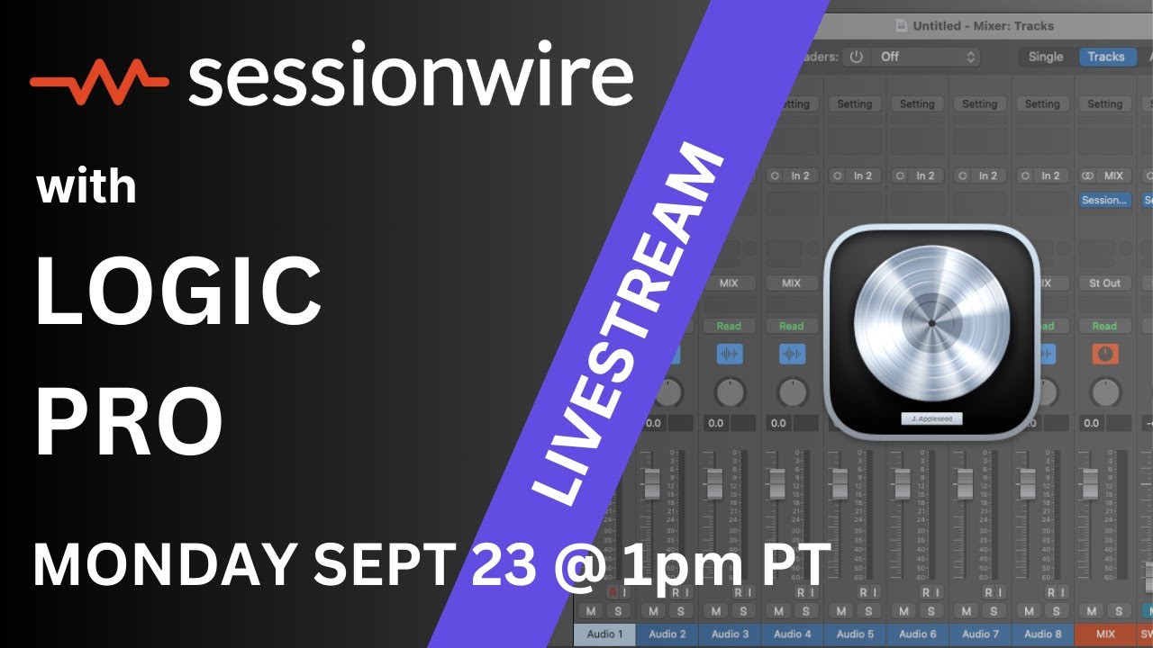 Logic Pro and your Virtual Sessionwire Studio - YouTube