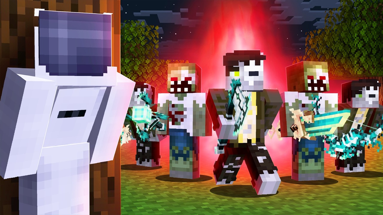 I Infected 100 Players in this Minecraft Hunger Games! - YouTube