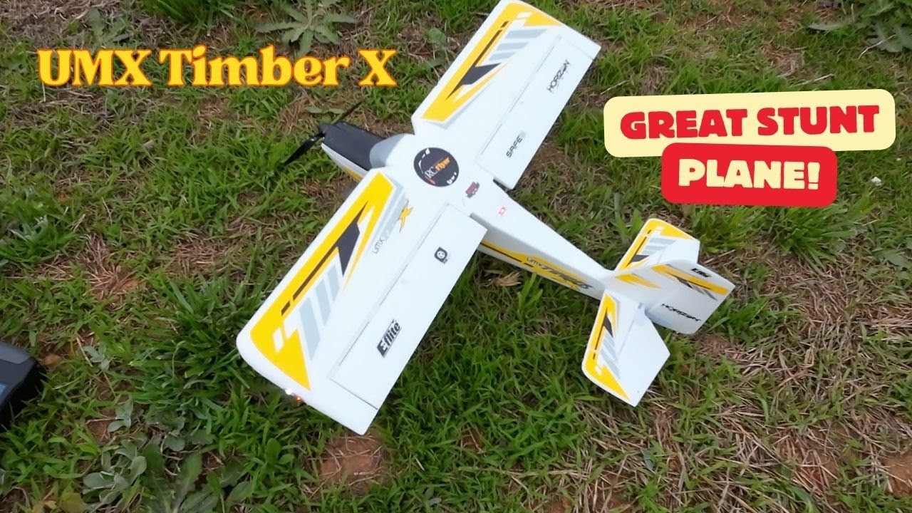 Great STUNT Plane! - UMX Timber X - YouTube