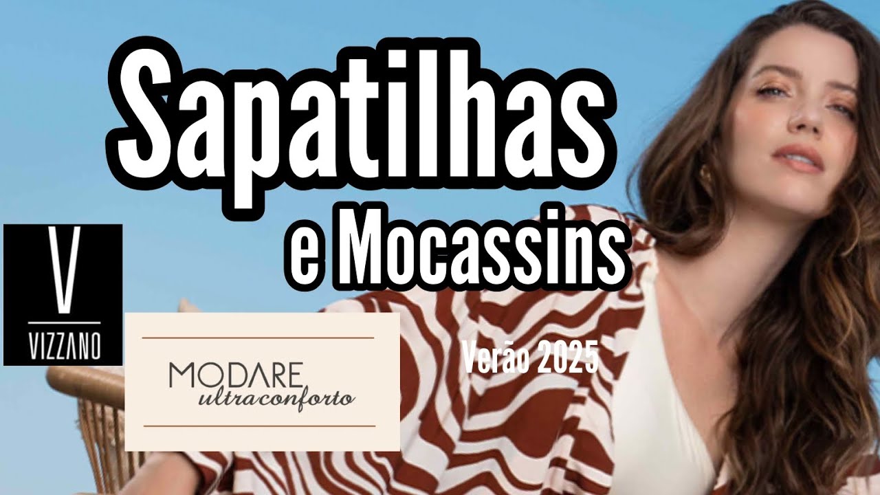 MODARE CALÇADOS VERÃO 2025 ⭐SAPATILHAS FEMININAS ⭐ MOCASSINS FEMININOS ...