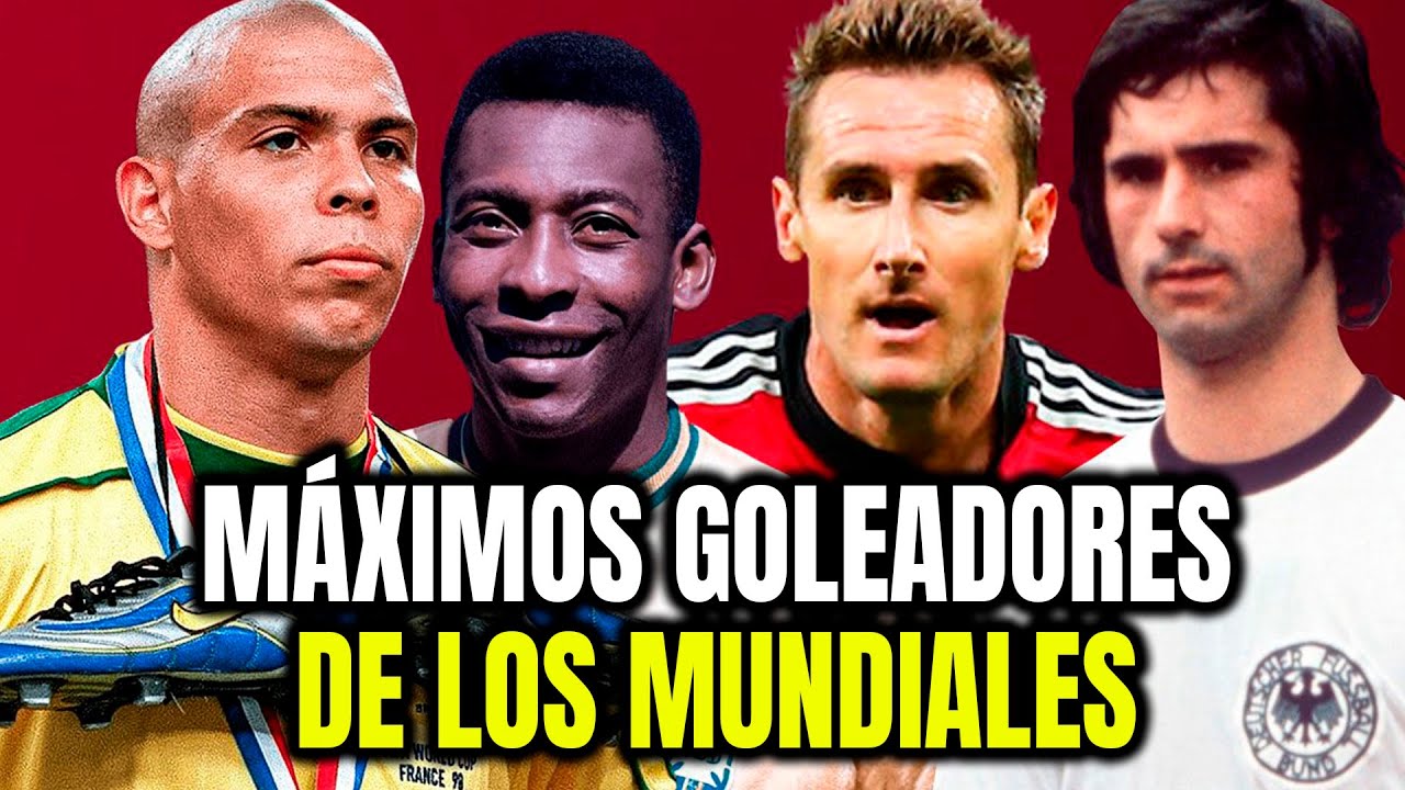 Los Máximos Goleadores Históricos De Los Mundiales ⚽ Youtube