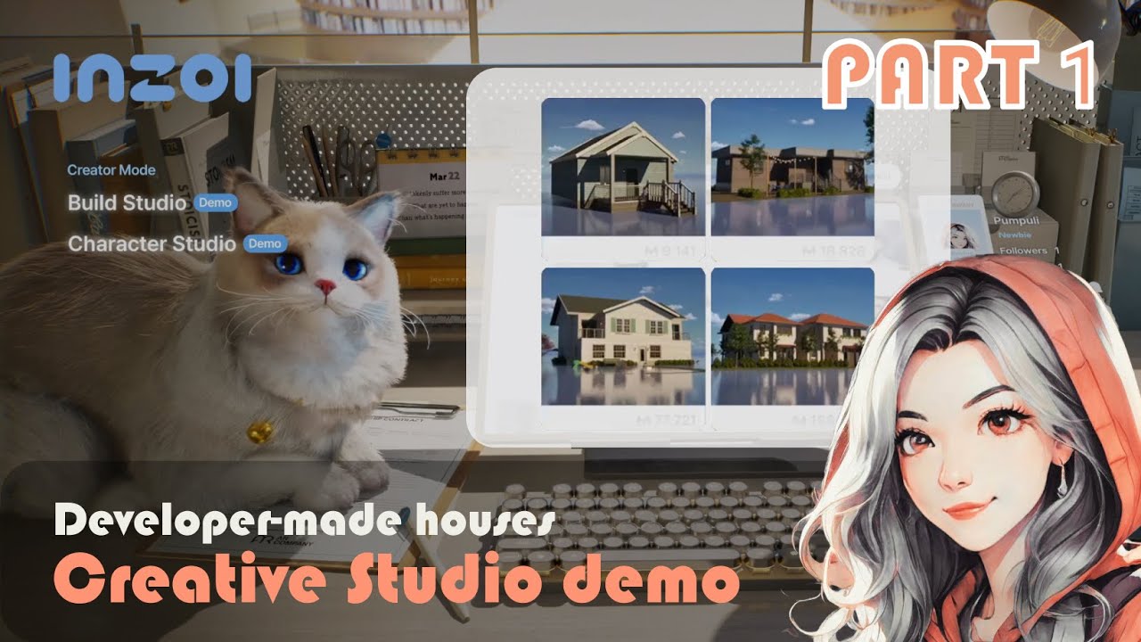 INZOI - See 4 houses in Build Studio Demo. PART 1/3. (4K) - YouTube
