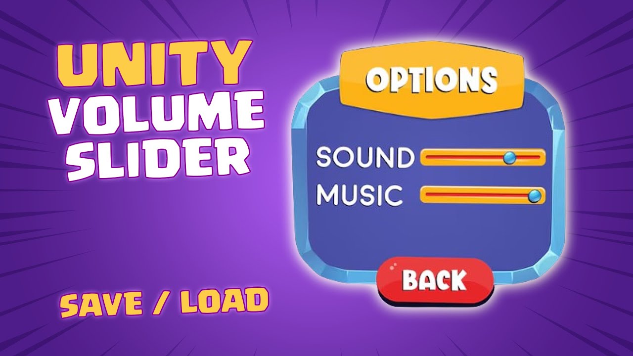 VOLUME SLIDER IN UNITY - YouTube