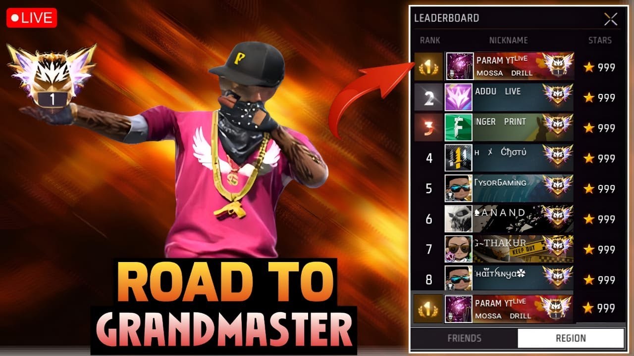 🔴[Live] CSR PUSH TO REGION 999+⭐🚀ID HAT GYI BLACKLIST SE🔥😎#classyff # ...