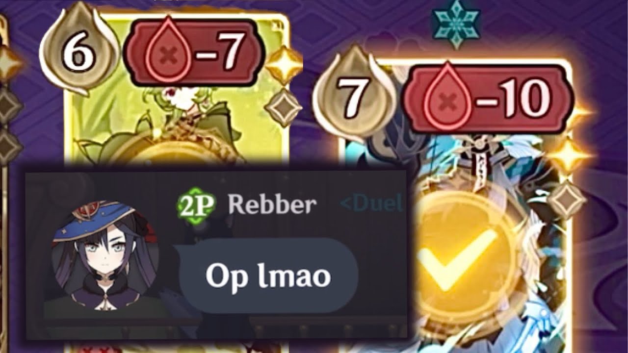 I MADE REBBER CRINGE [Collab] | Genshin TCG - YouTube