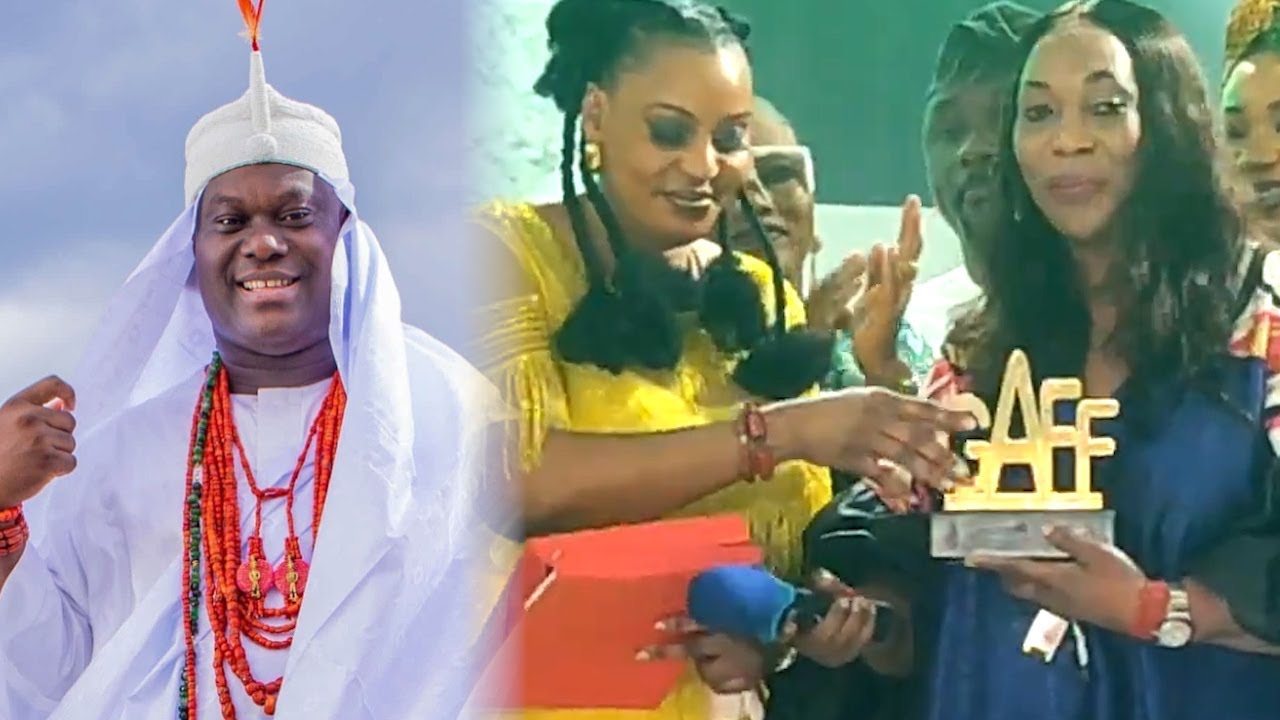 NAOMI OLAPEJU HONOUR OONI OF IFE SISTER (YEYE 1) WITH SPECIAL AWARD AT ...