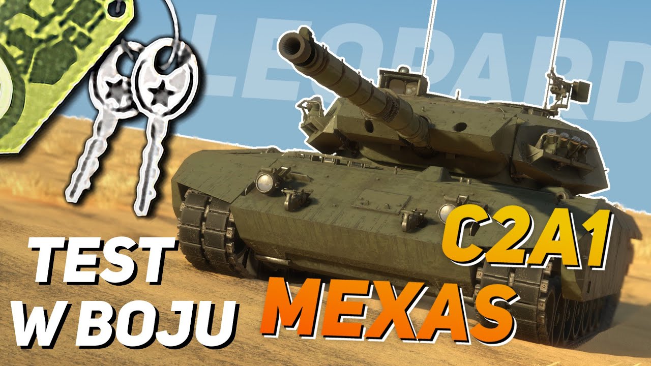 Leopard C2A1 MEXAS - War Thunder Gameplay PL - YouTube
