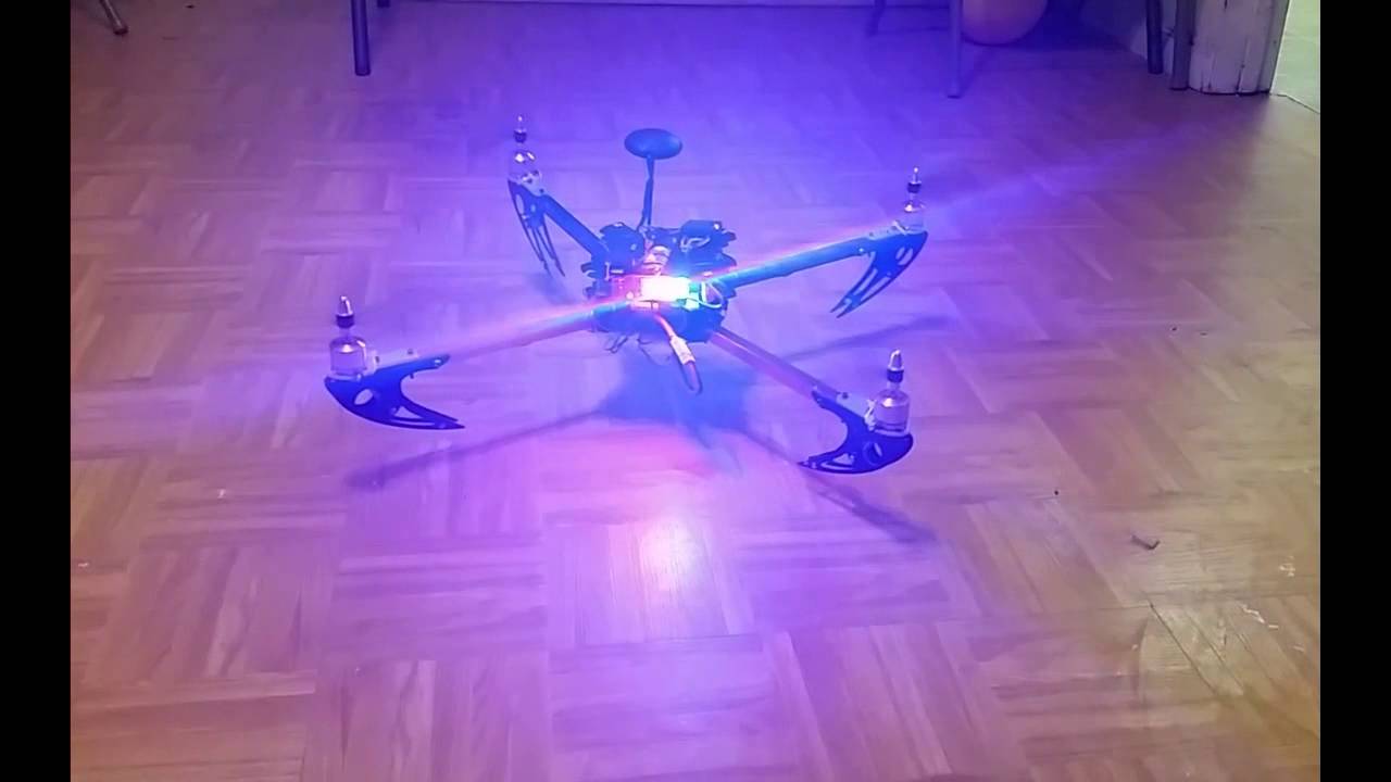 Ardupilot Pilot - Copter 3.2.1 with Led-Beacon when armed for easy ...