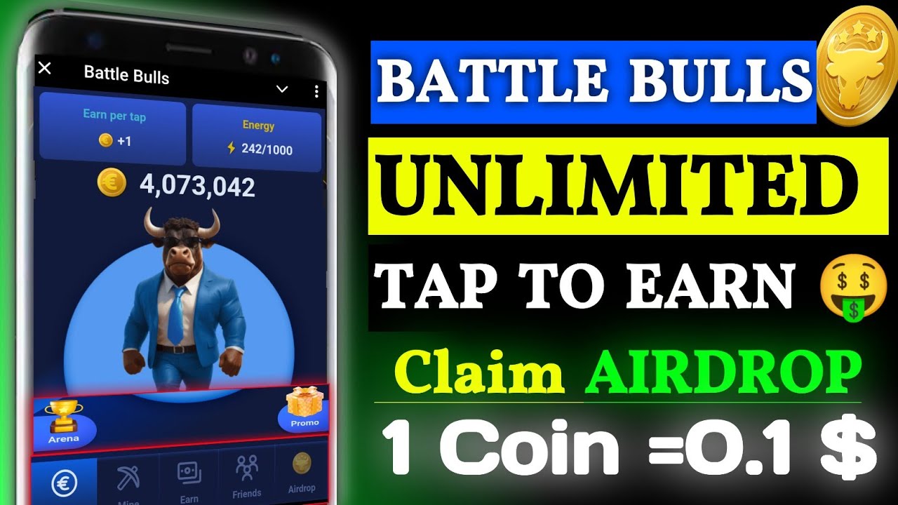 Battle Bulls Coin Airdrop Claim Now | Battle Bulls Withdrawal | New Tap ...