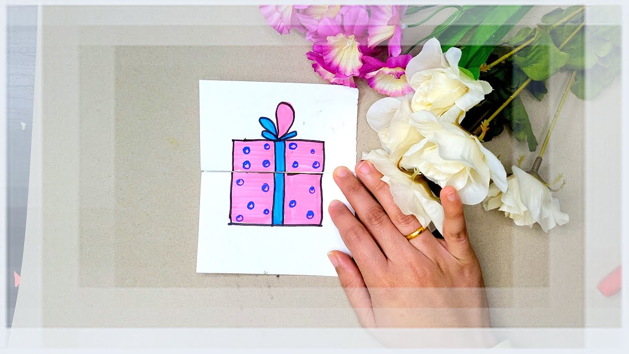 How to Make a Folding Surprise Card | Easy DIY Ideas | New year folding ...
