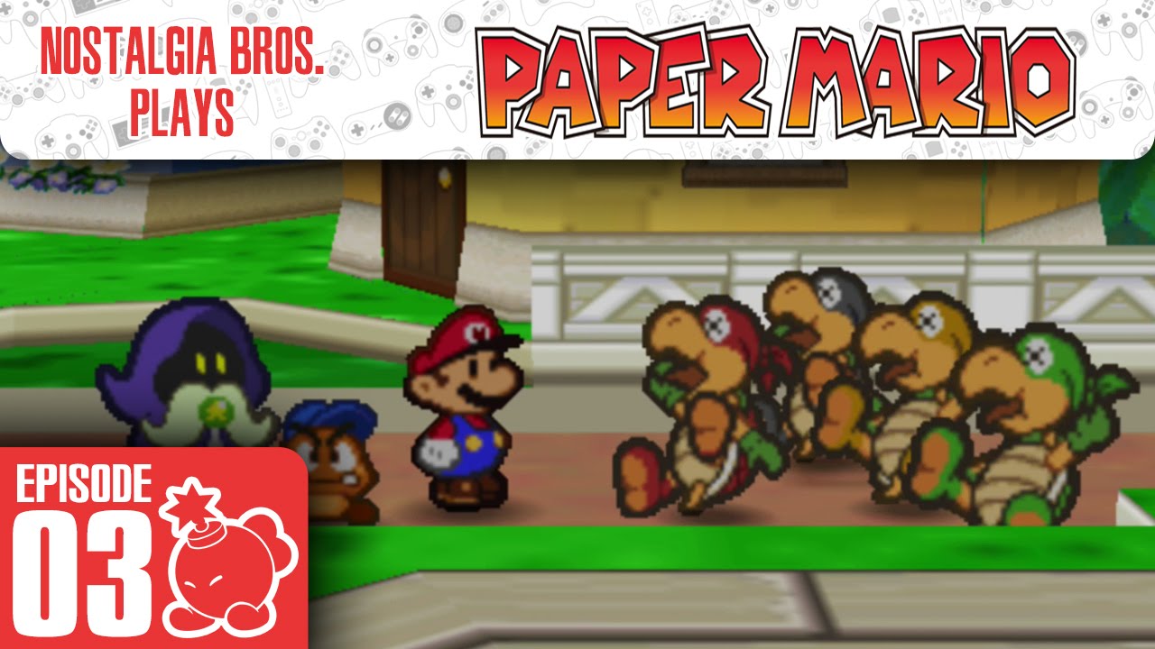 Paper Mario: BREAD-MON! - Ep.03 - Nostalgia Bros. - YouTube
