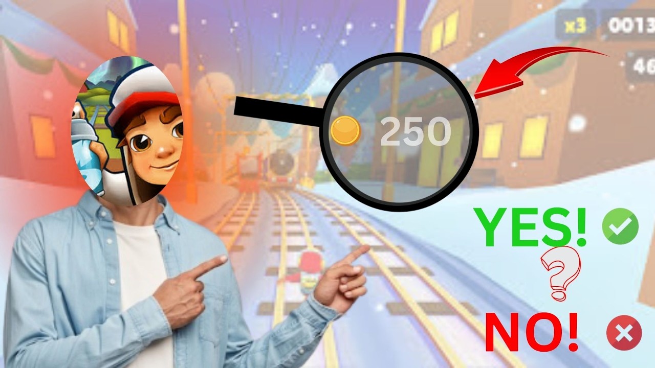 Can I Collect 250 Coins in Subway Surfers? - YouTube