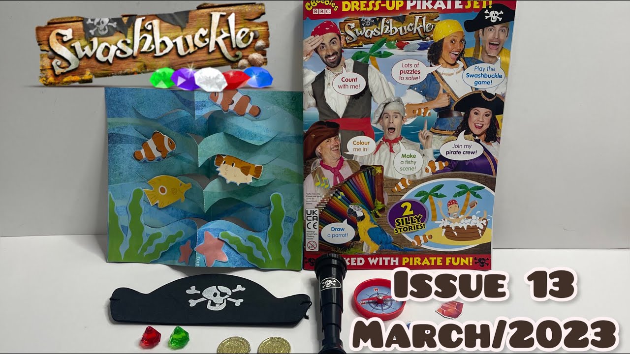 Swashbuckle magazine, issue 13, March/2023, with Dress-up pirate set 🏴 ...
