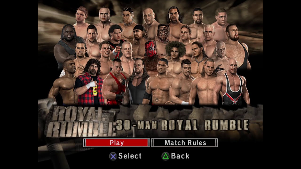 Kurt Angle - 30-Men Royal Rumble | WWE SmackDown! vs. RAW 2007 | 2023 ...