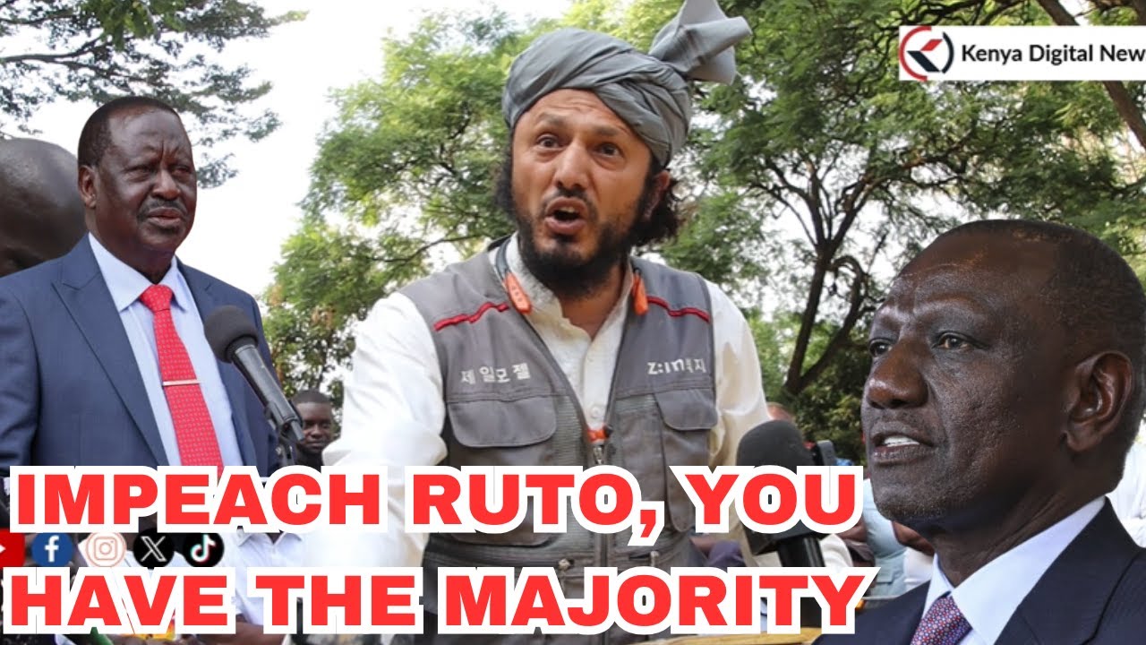 'The only thing Raila anaeza tufanyia ni ku-impeach Ruto, Sai ako na ...