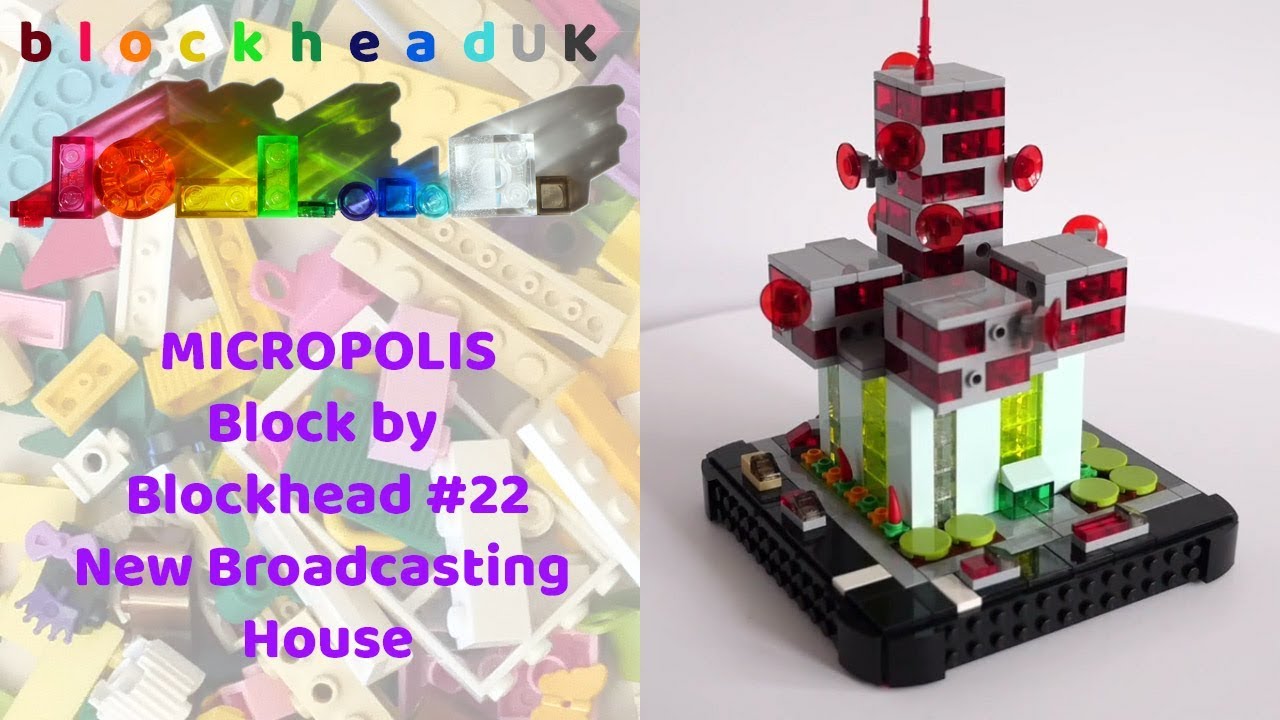 New Broadcasting House - LEGO Micropolis Block by Blockhead #22 - YouTube