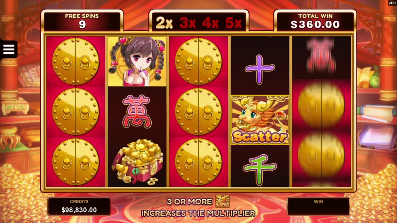 Fortune Girl Slot Features & Game Play - by Microgaming - YouTube