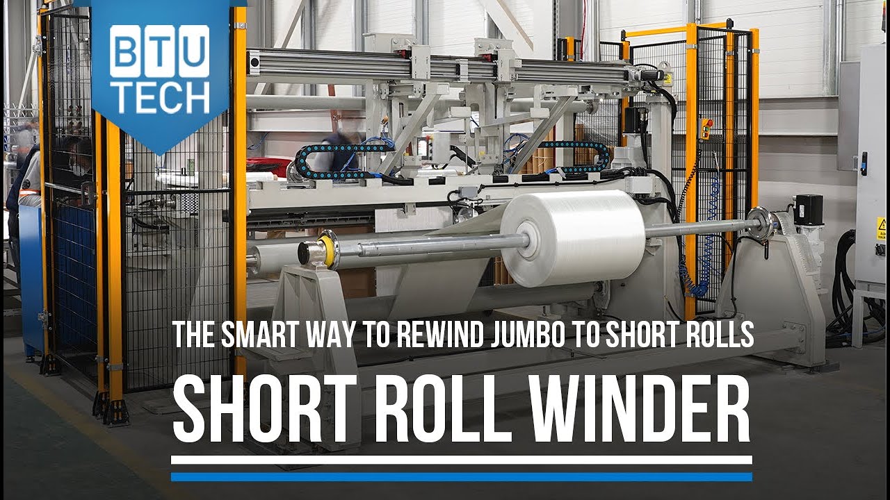 BTU-TECH Short Roll Winder - YouTube