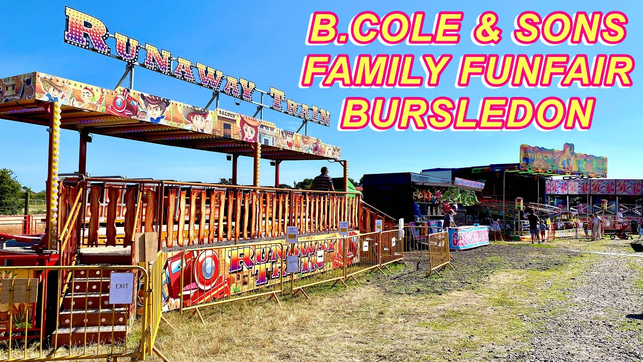 B.Cole & Sons Family Funfair Bursledon Vlog 18th July 2020 - YouTube