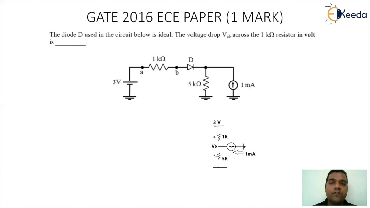 Solving Diode Numericals: 5 | Concept of Diode | GATE Analog Electronic Circuits Explained - YouTube