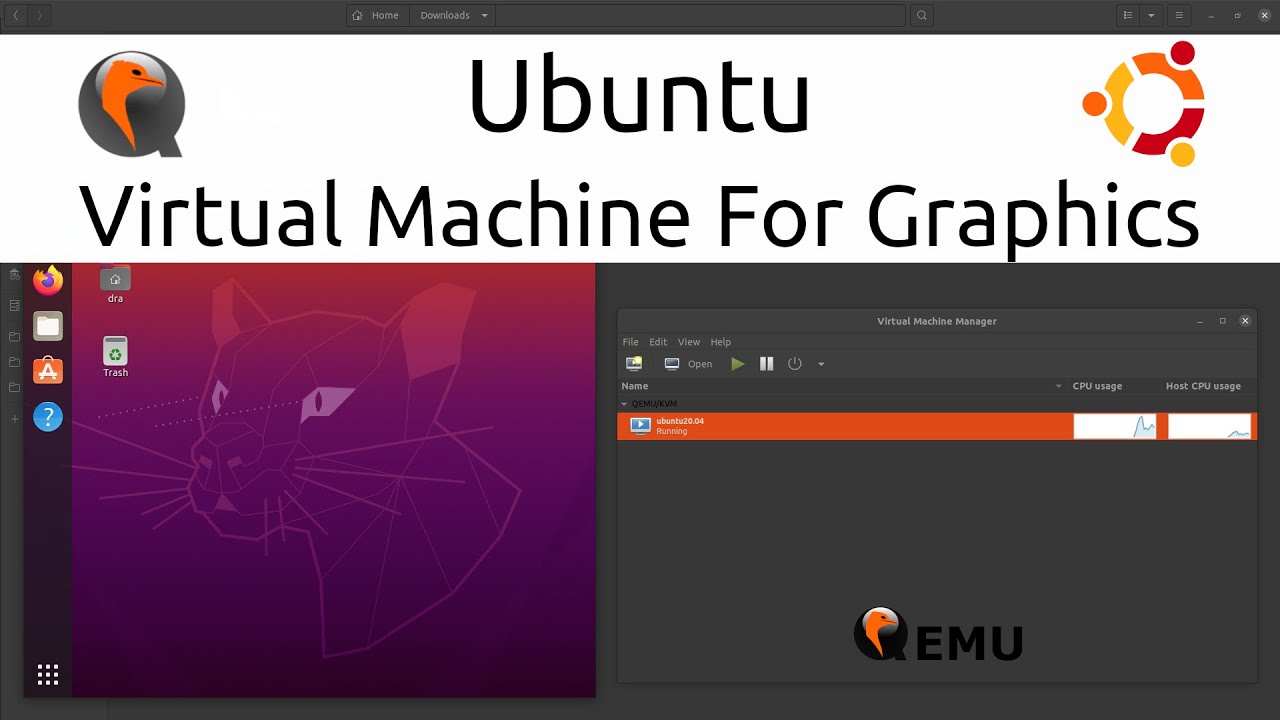 Ubuntu Virtual Machine For Graphics - YouTube