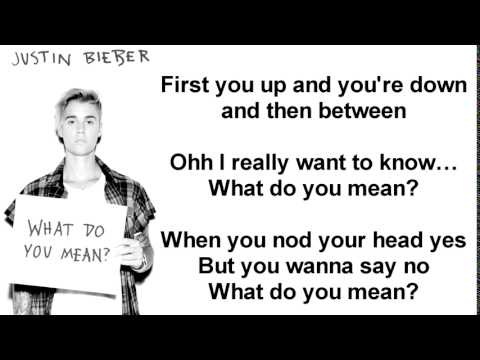 Justin Bieber What Do Yo Mean - YouTube