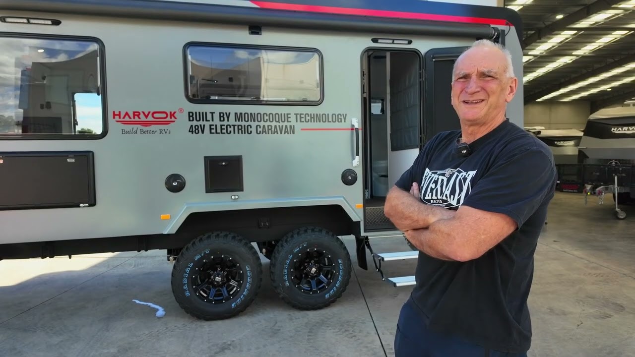 Electric Caravans | Aluminum Monocoque Caravans - Harvok