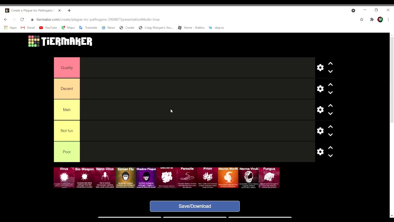 the plague inc tier list - YouTube